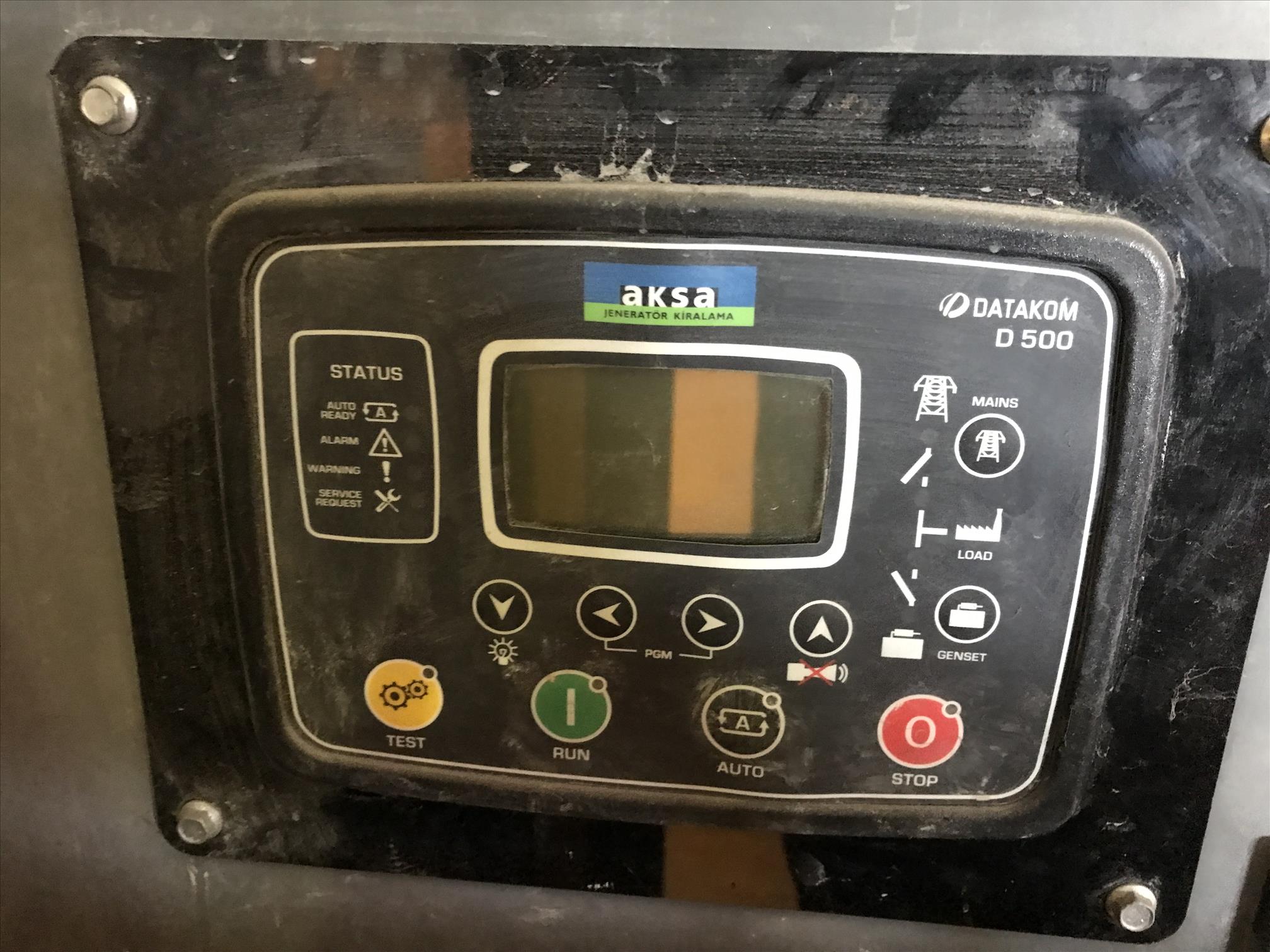 Aksa APD 90 kVA, Aksa Engine, 2009 Model, 1.039 Hours, Ca